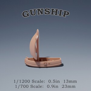 Gunship Squadron Sailing Ship Miniatures 1/700 | Models | Warship ...