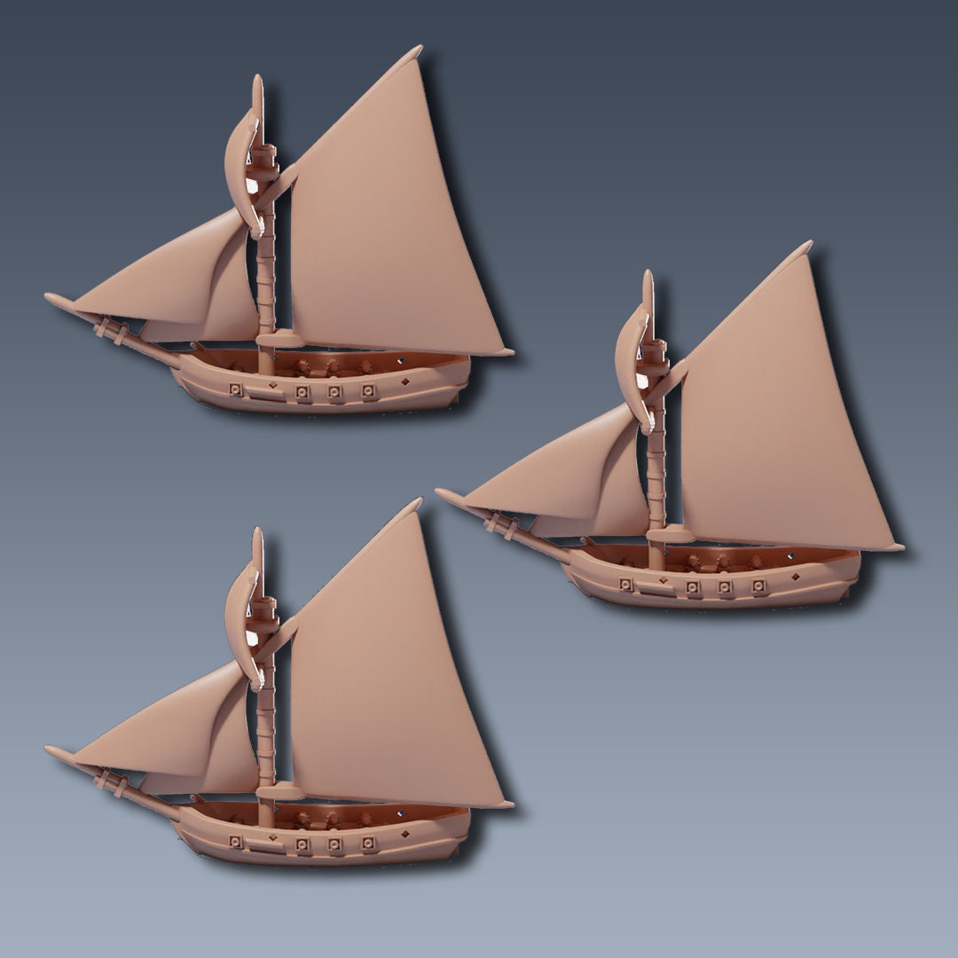 Sloop Squadron Sailing Ship Miniatures 1/1200 | Models | Warship ...