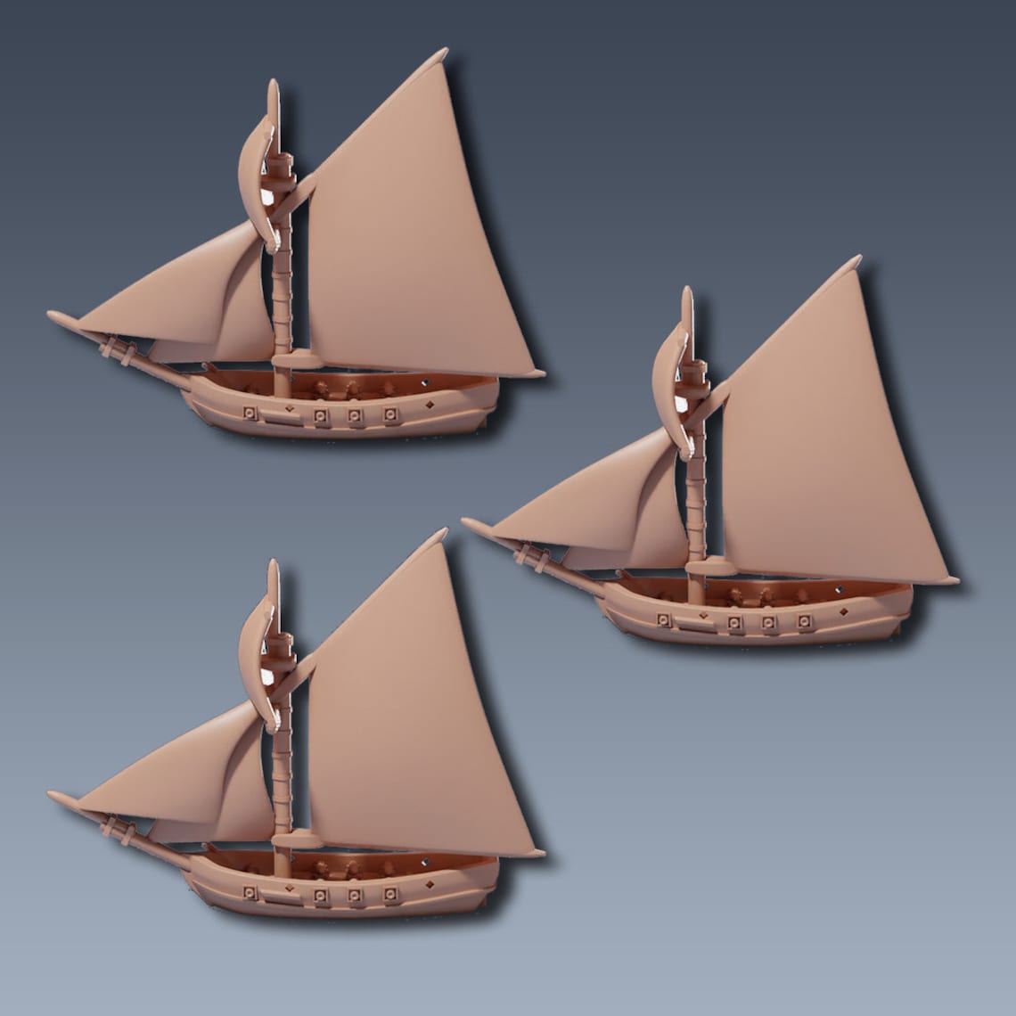 Sloop Squadron Sailing Ship Miniatures 1/1200 | Models | Warship ...