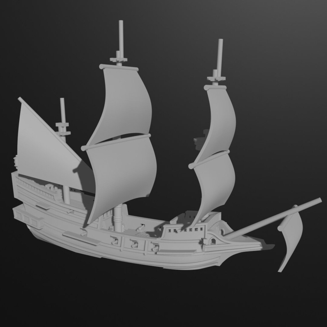 17th Century English Fleet | 8 Ships | Scales 1/600 Through 1/1200 ...