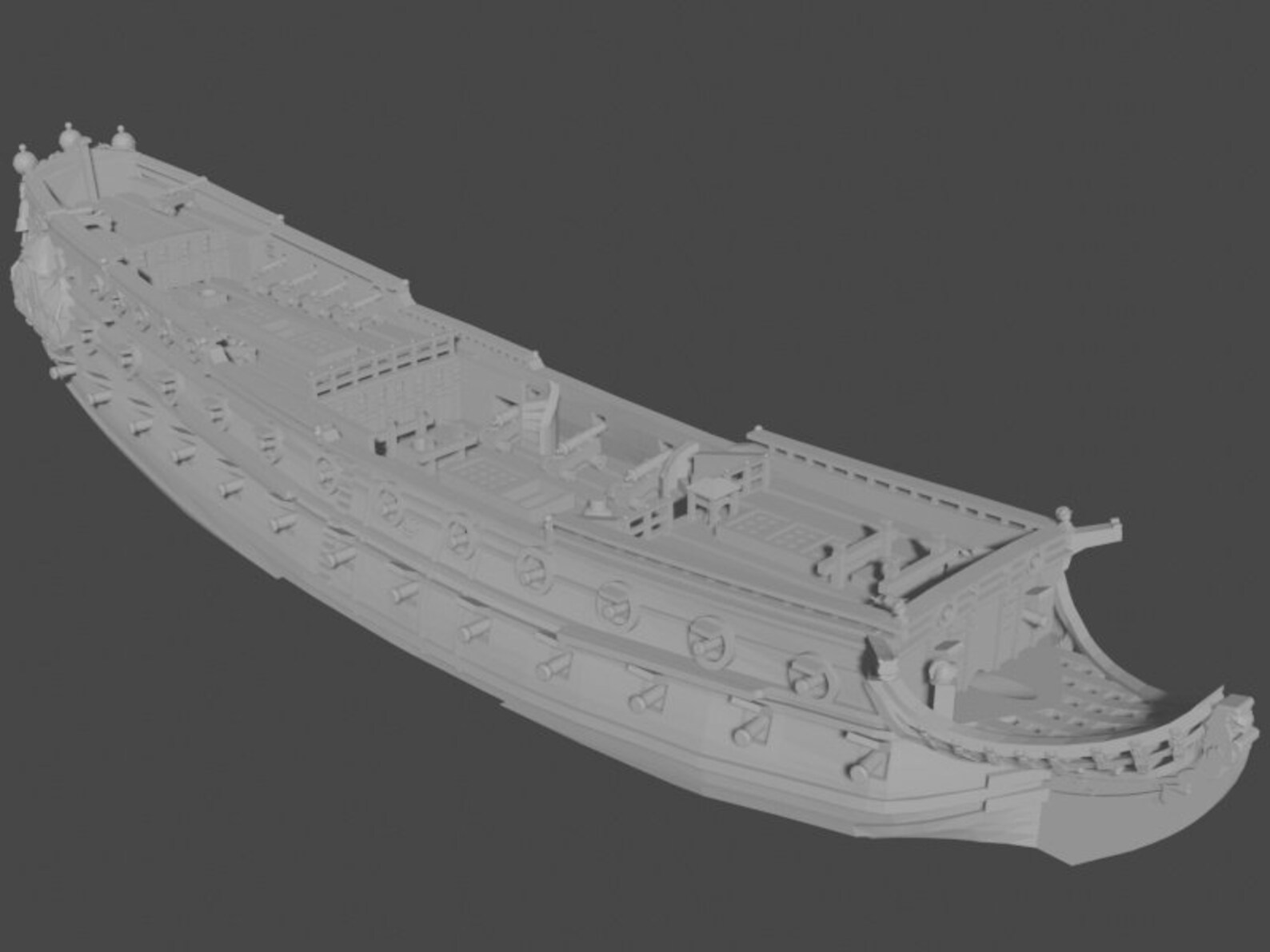 17th Century English Fleet | 8 Ships | Scales 1/600 Through 1/1200 ...