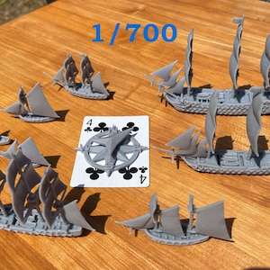 Sailing Ship Miniatures 1/600 Fleet Pack - Etsy