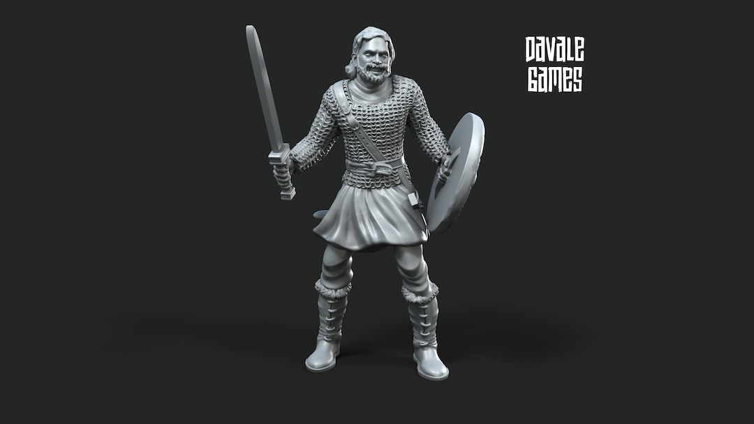 Ostrogoth and Roman Foot | 4 Miniatures | Davale Games - Etsy
