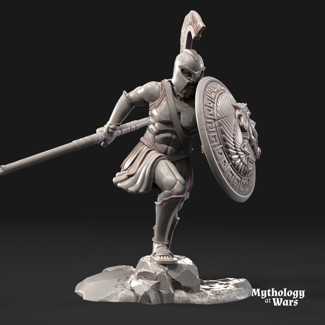 Giant Hoplite Spartan Figure 8.5 Inches Tall | 6 Choices | 1 Miniature ...