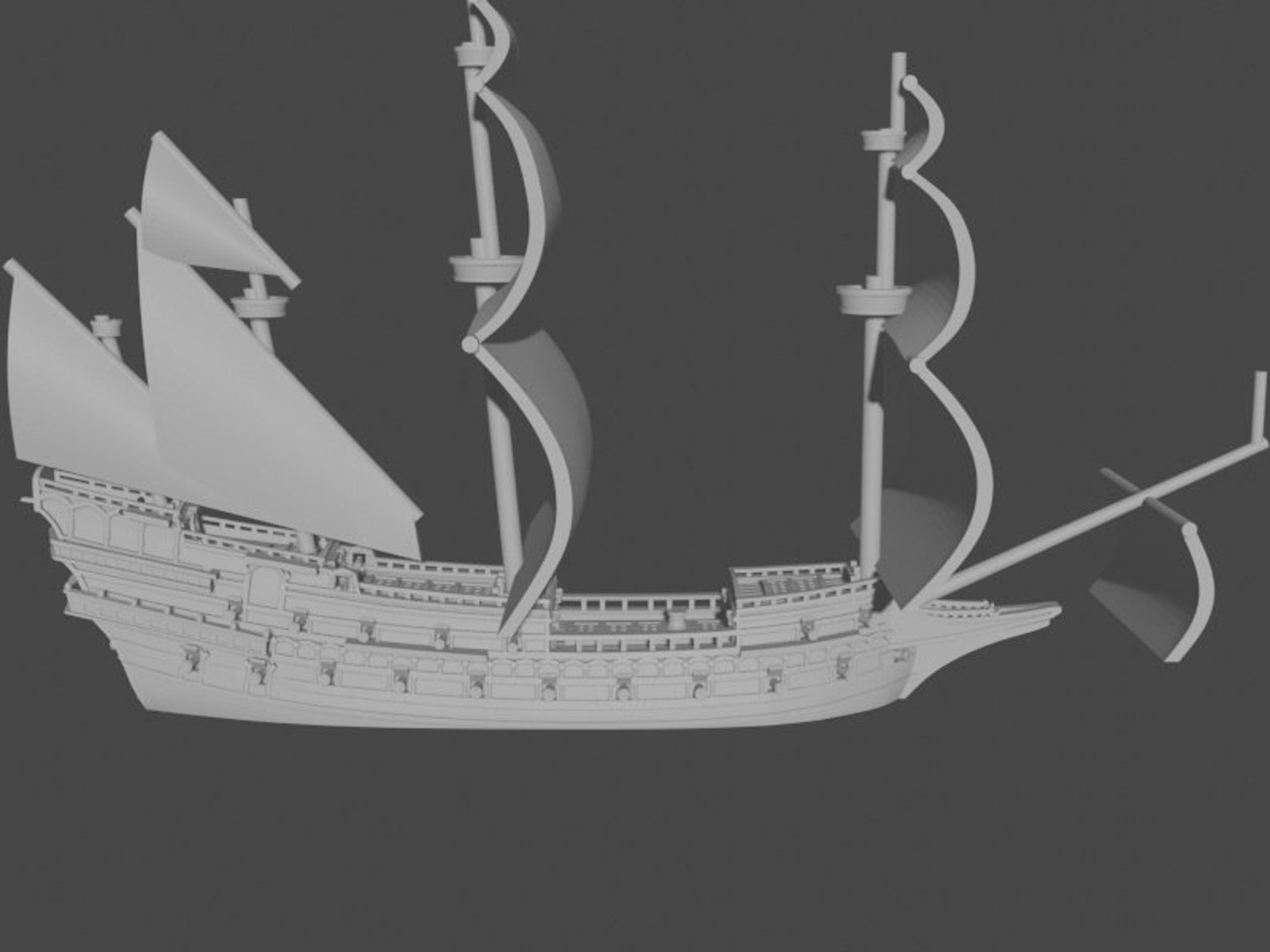 17th Century English Fleet | 8 Ships | Scales 1/600 Through 1/1200 ...