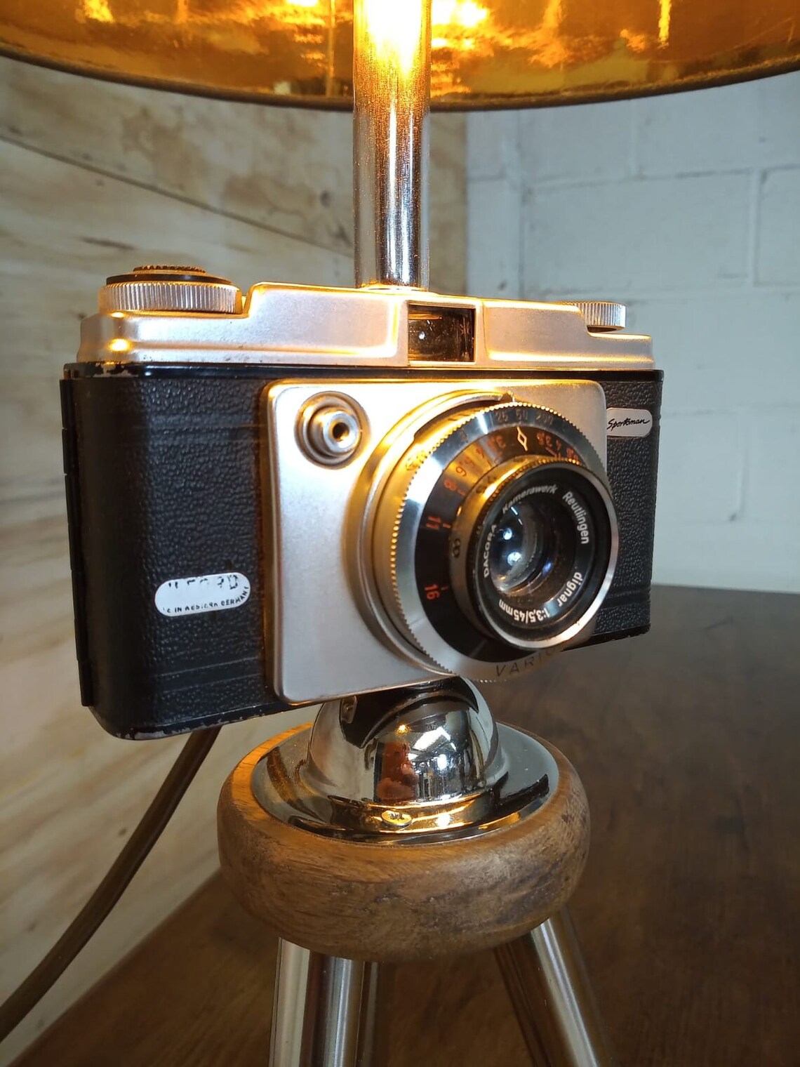 Original Ilford Sportsman Camera Table Lamp - Etsy