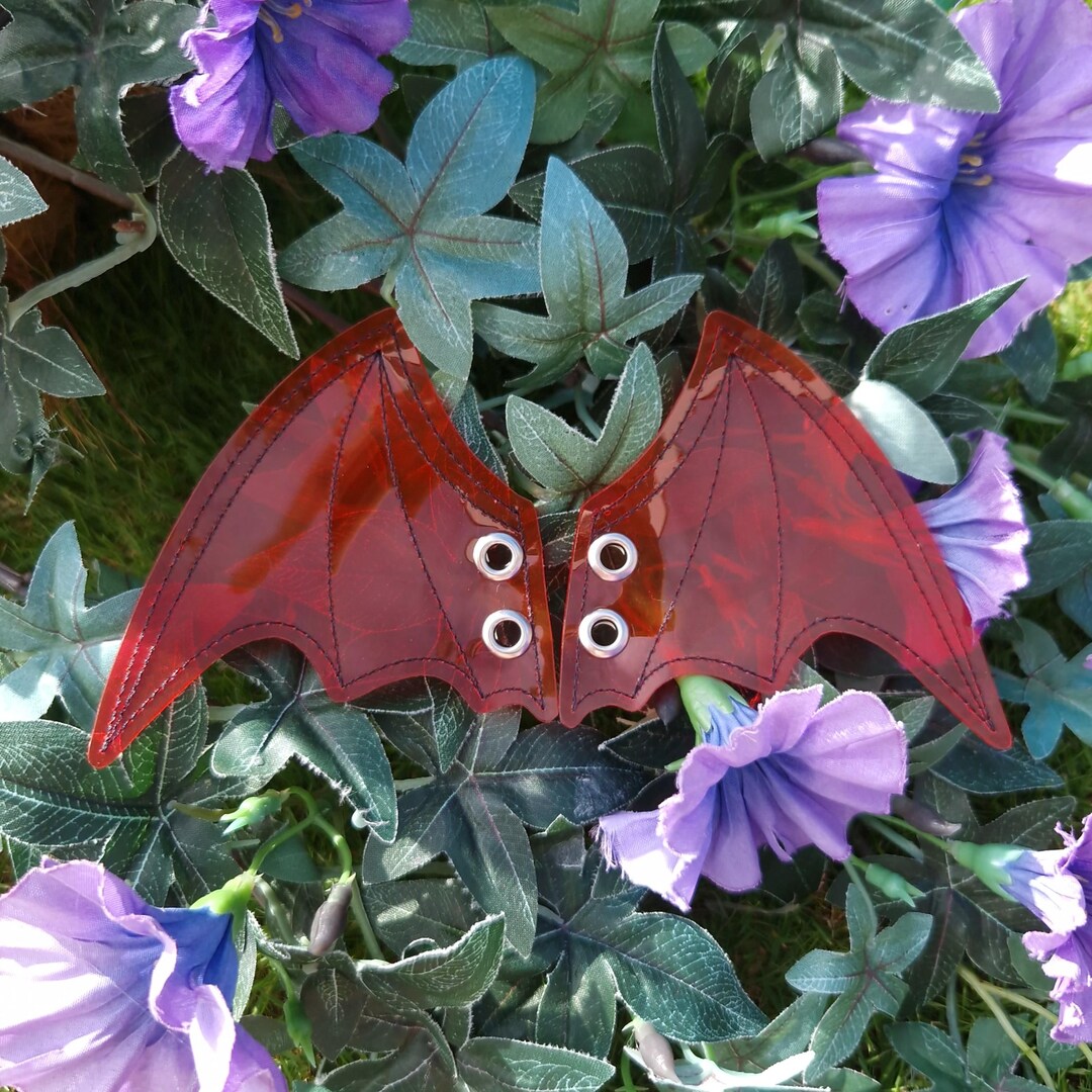 Holographic Bat Wings - Shoe / Bag / Roller Skate Accessories - Etsy