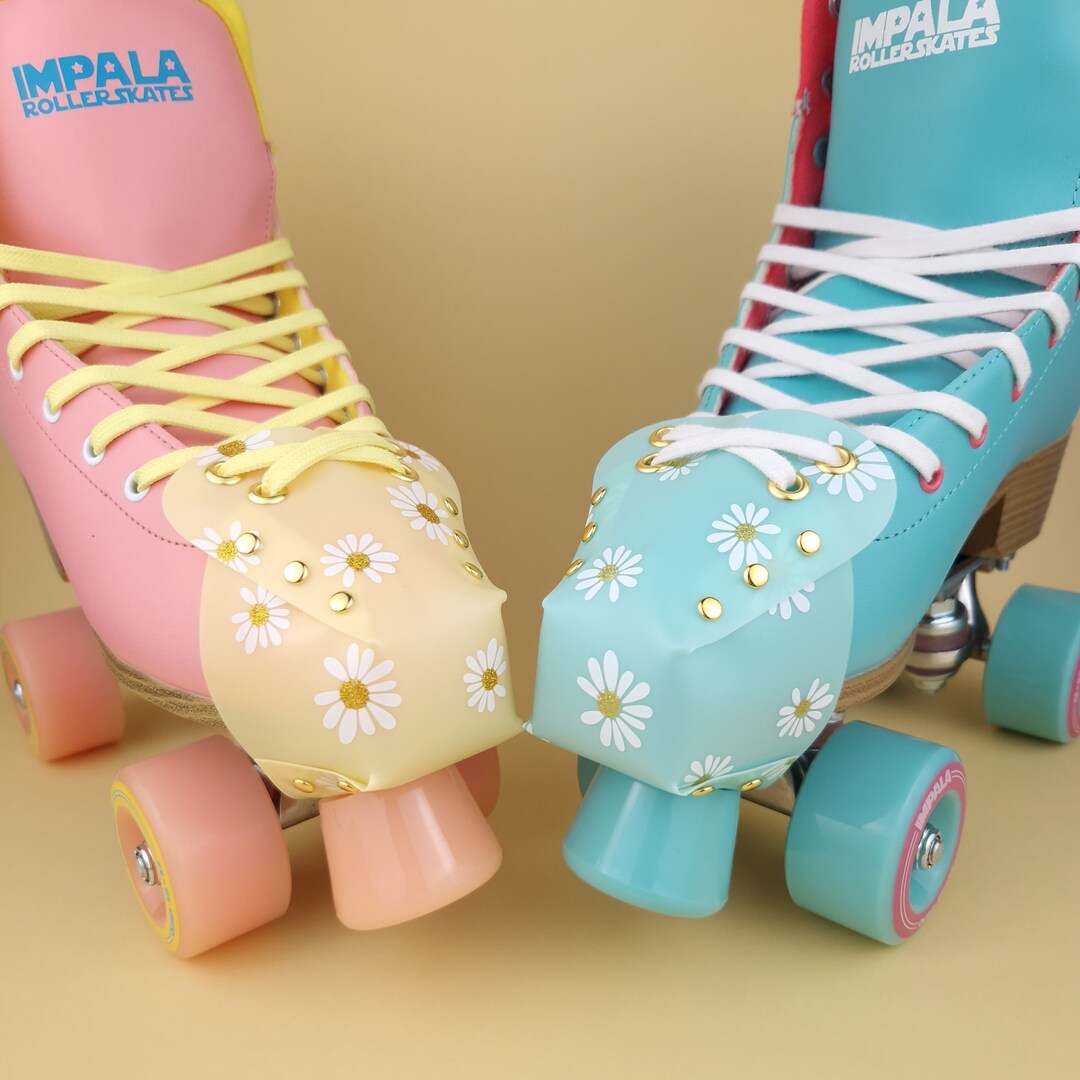 Spring Daisy Decorative Toe Caps for Roller Skates Heart Shaped - Etsy