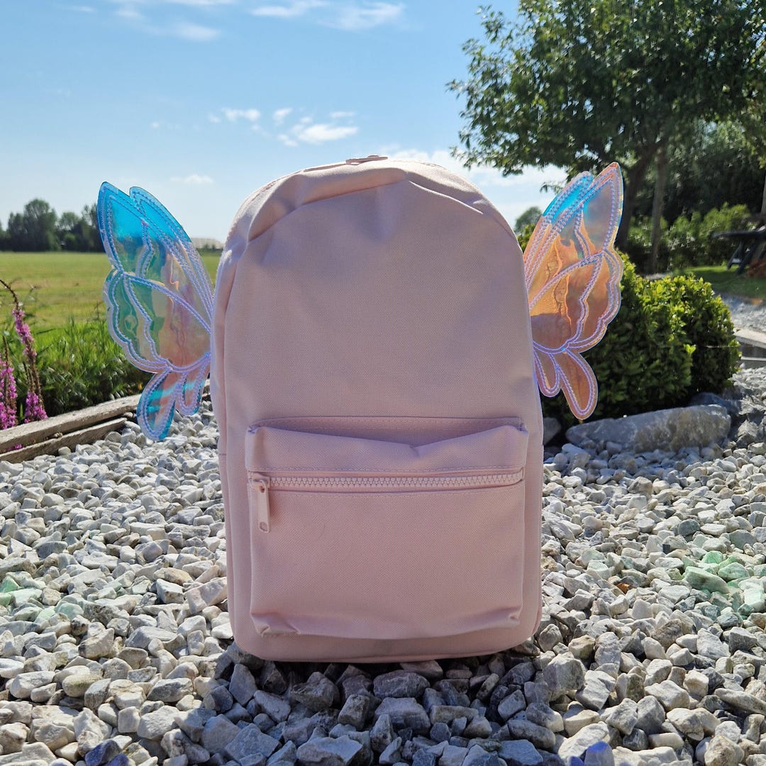 Holographic Flower Fairy Wing Backpack With Detachable Wings - Etsy