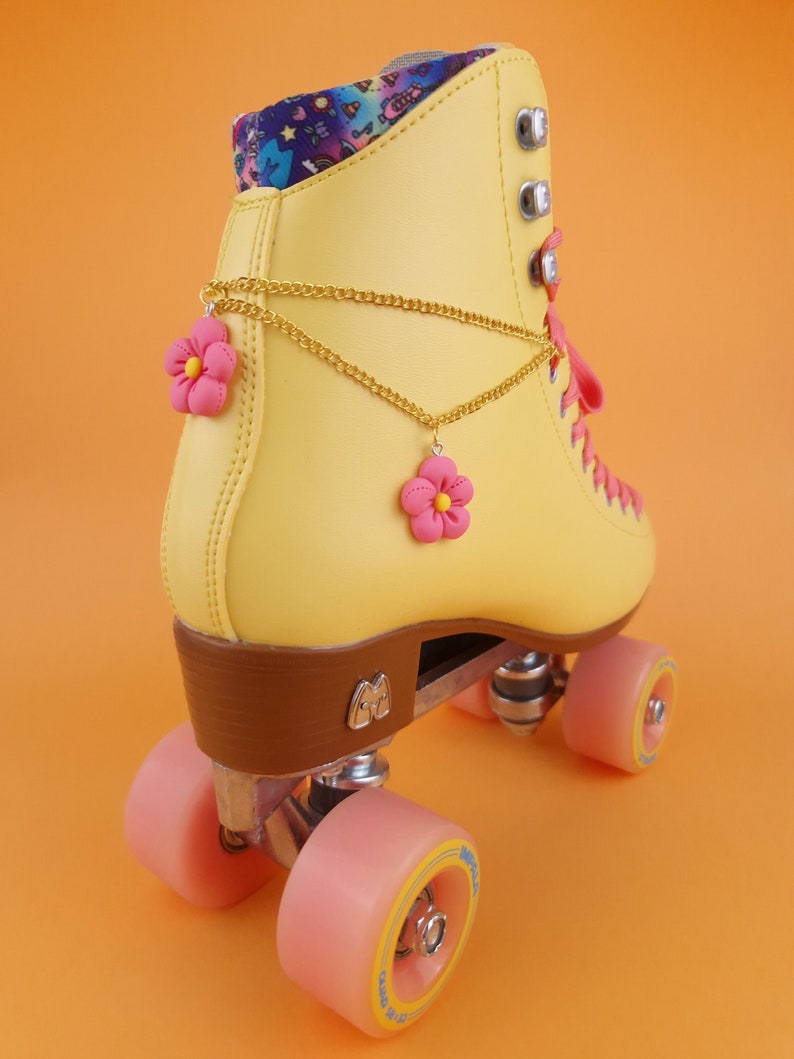 Hibiscus Flower Skate Anklet / Chain - Shoe / Roller Skate Accessories ...