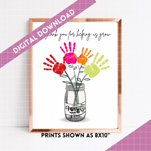 Handprint Art - Etsy