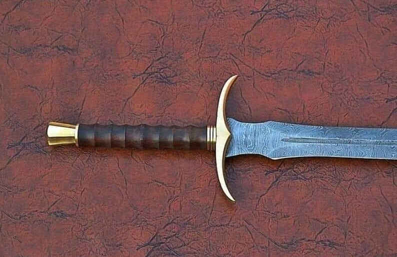 Hand-made 28 Inches Damascus Steel Sword - Etsy