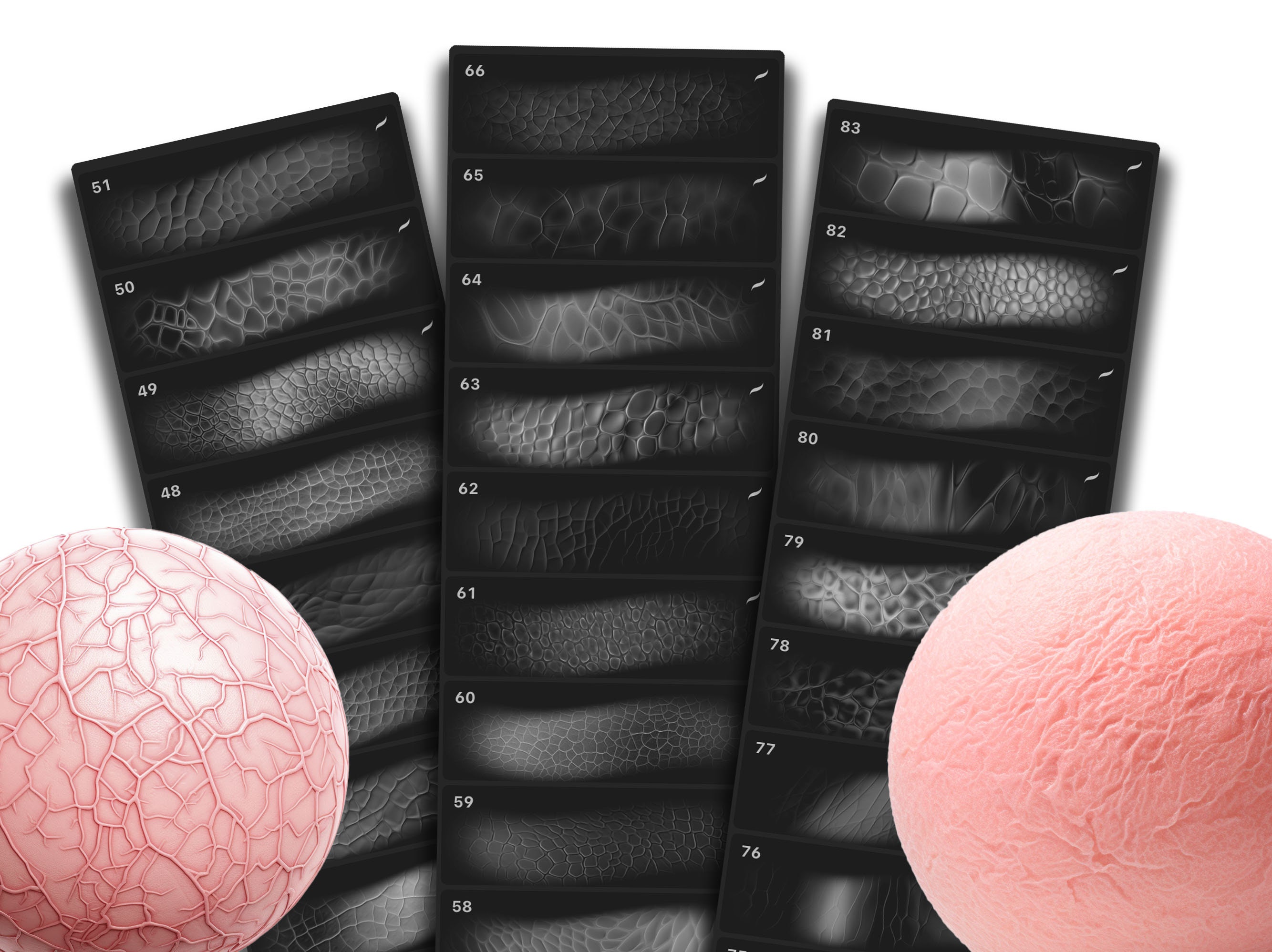 100 Procreate Human Skin Textures, Digital Download - Etsy Canada