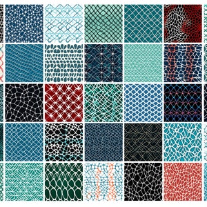 100 Fishnet Textures for Procreate, Lace Brushes, Digital Download - Etsy