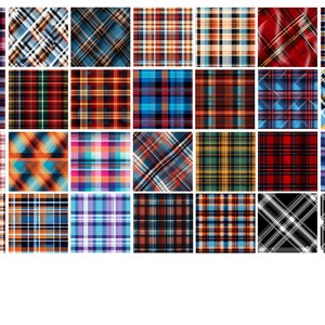 100 Plaid Textures for Procreate, Seamless Patterns - Etsy