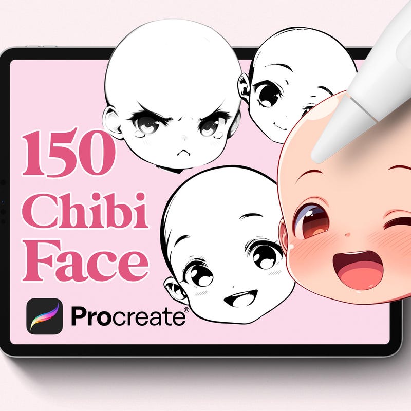 Procreate Chibi Stamps - Etsy