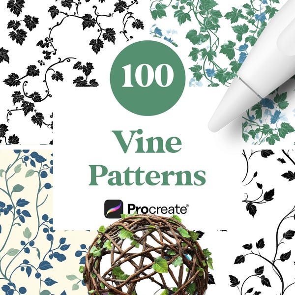 Vine Pattern - Etsy