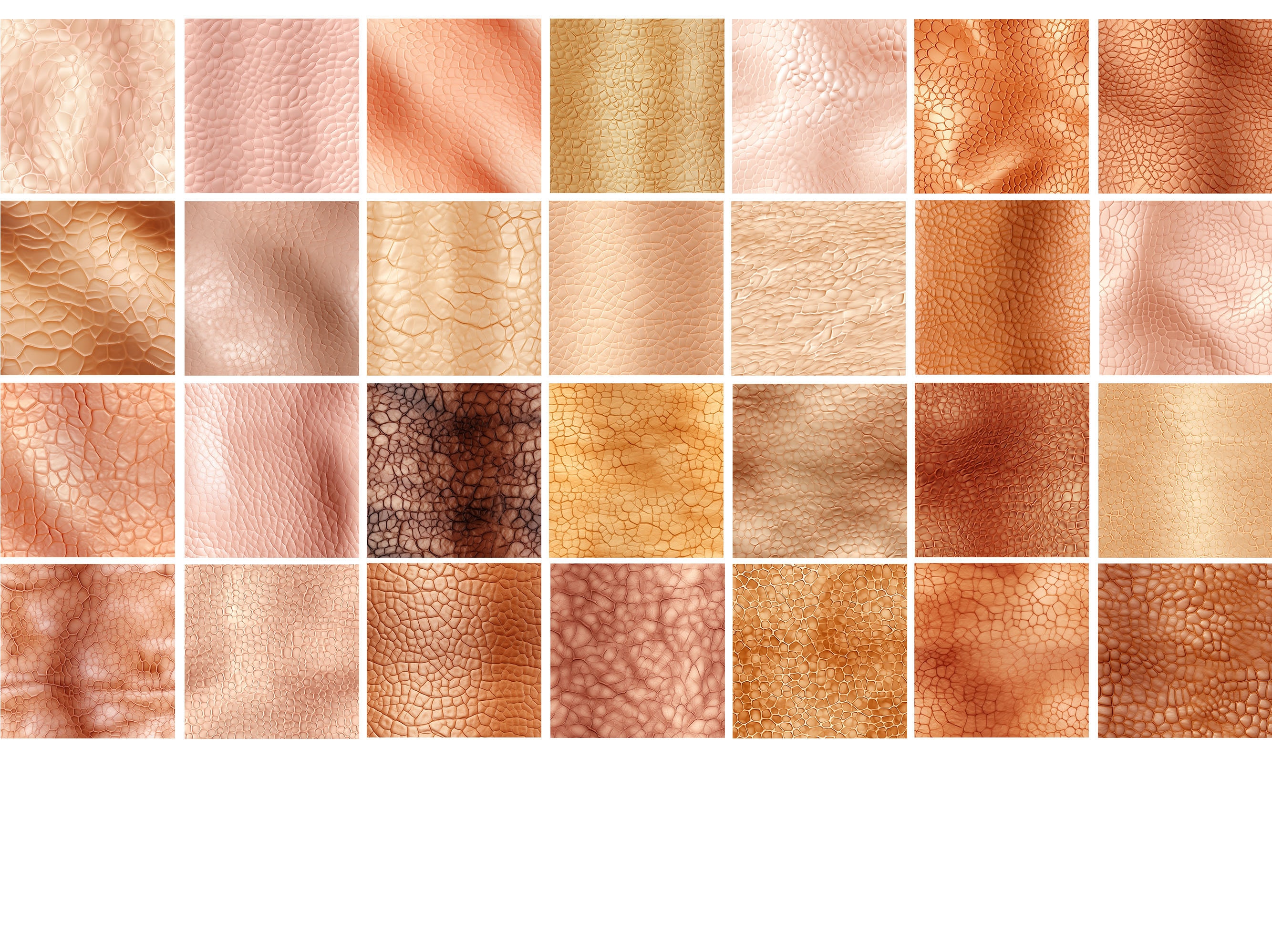 100 Procreate Human Skin Textures, Digital Download - Etsy