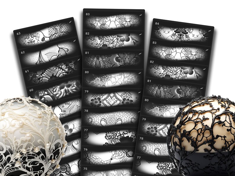 100 Lace Procreate Textures, Fishnet Patterns for Procreate, Digital ...