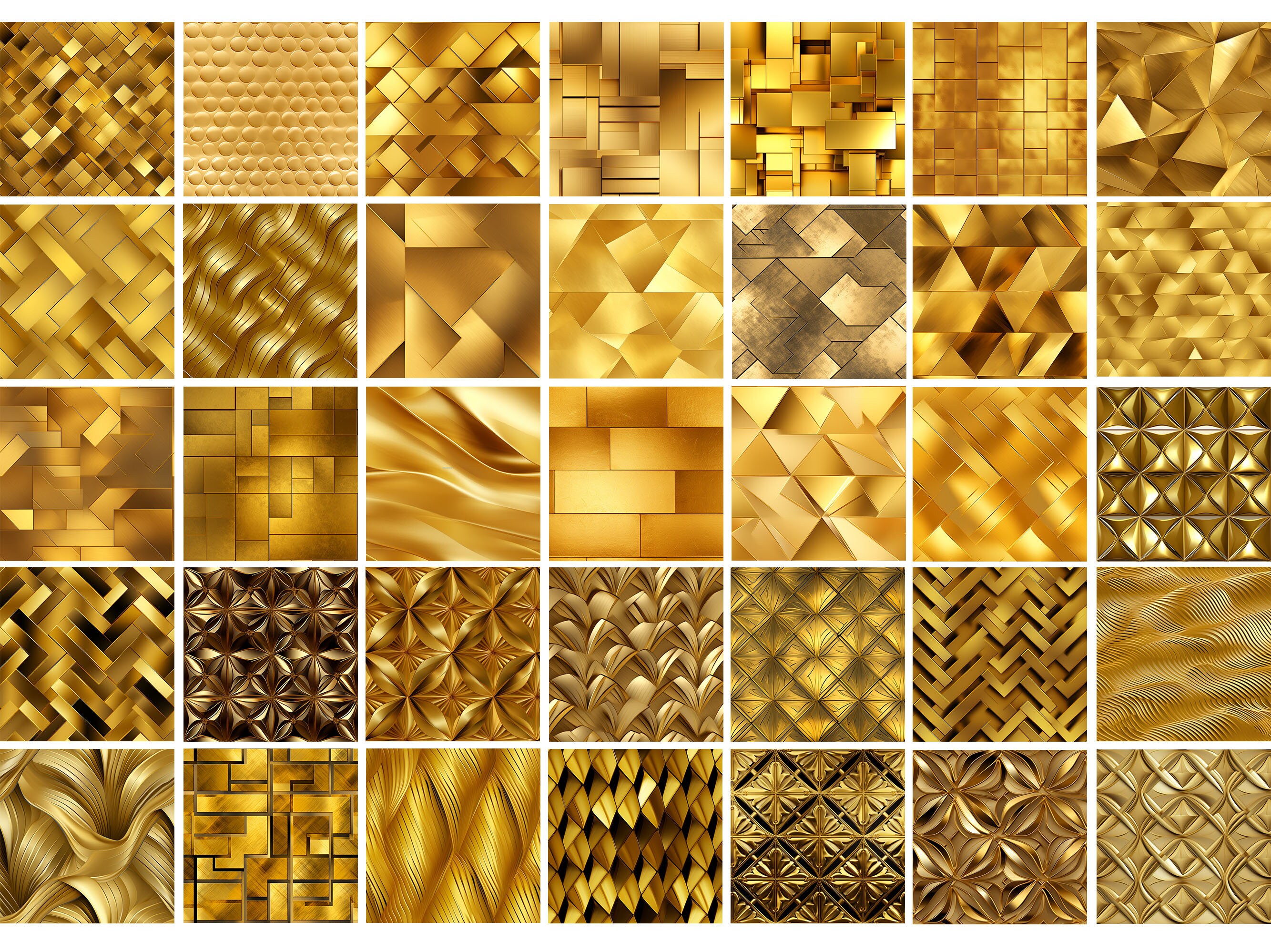 100 Procreate Gold Textures, Seamless Metalic Textures - Etsy