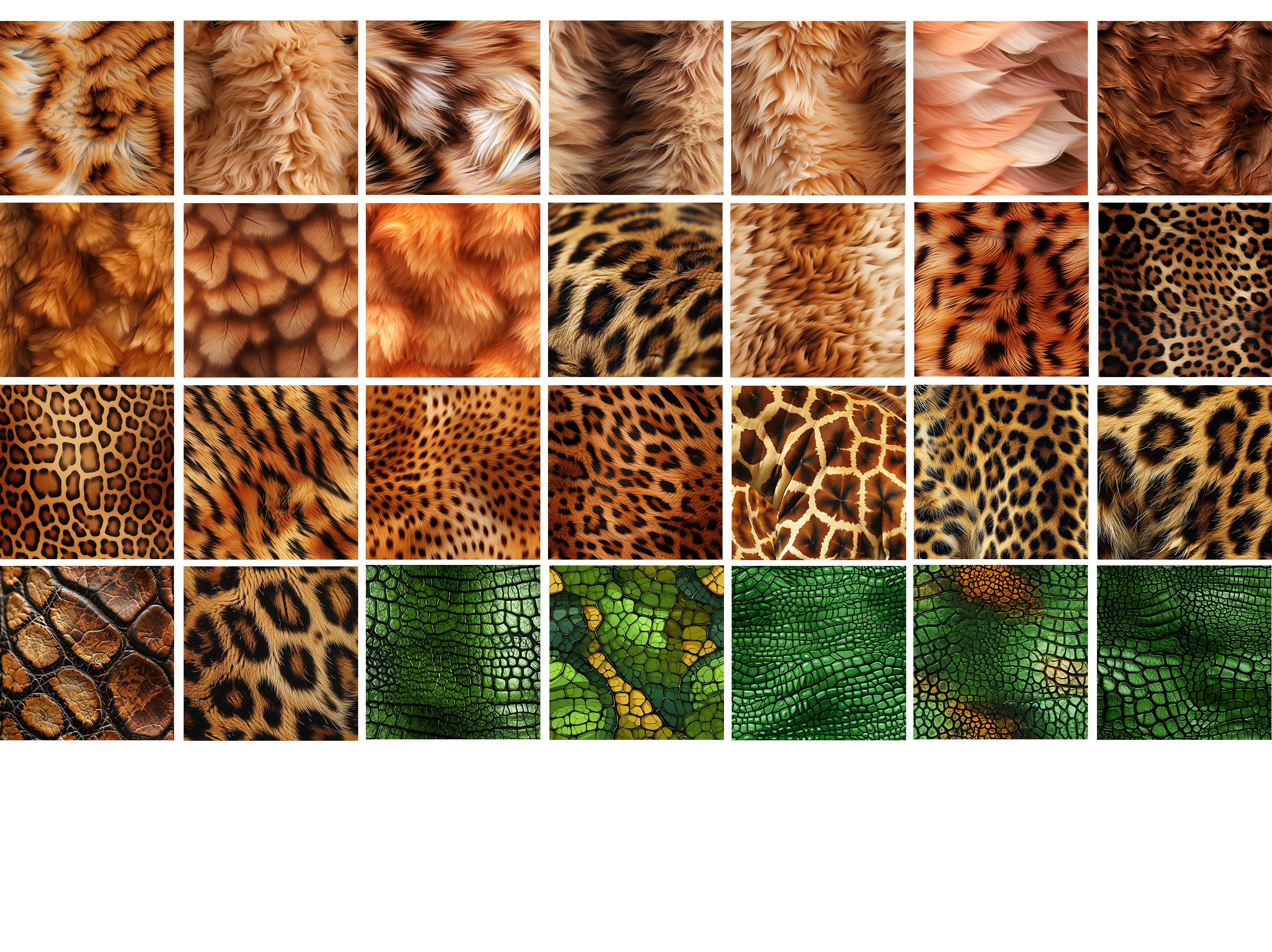 100 Procreate Animal Skin Textures, Wild Animals Patterns, Digital ...
