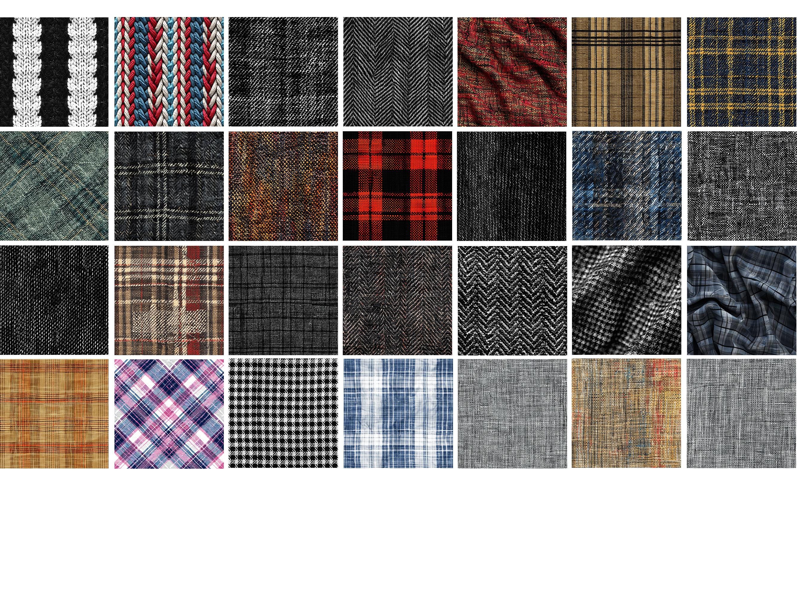 100 Fabric Procreate Textures for Fashion Designers (digital Download ...