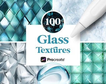 Procreate Glass Texture Brushes .brushset Designed for iPad and ...