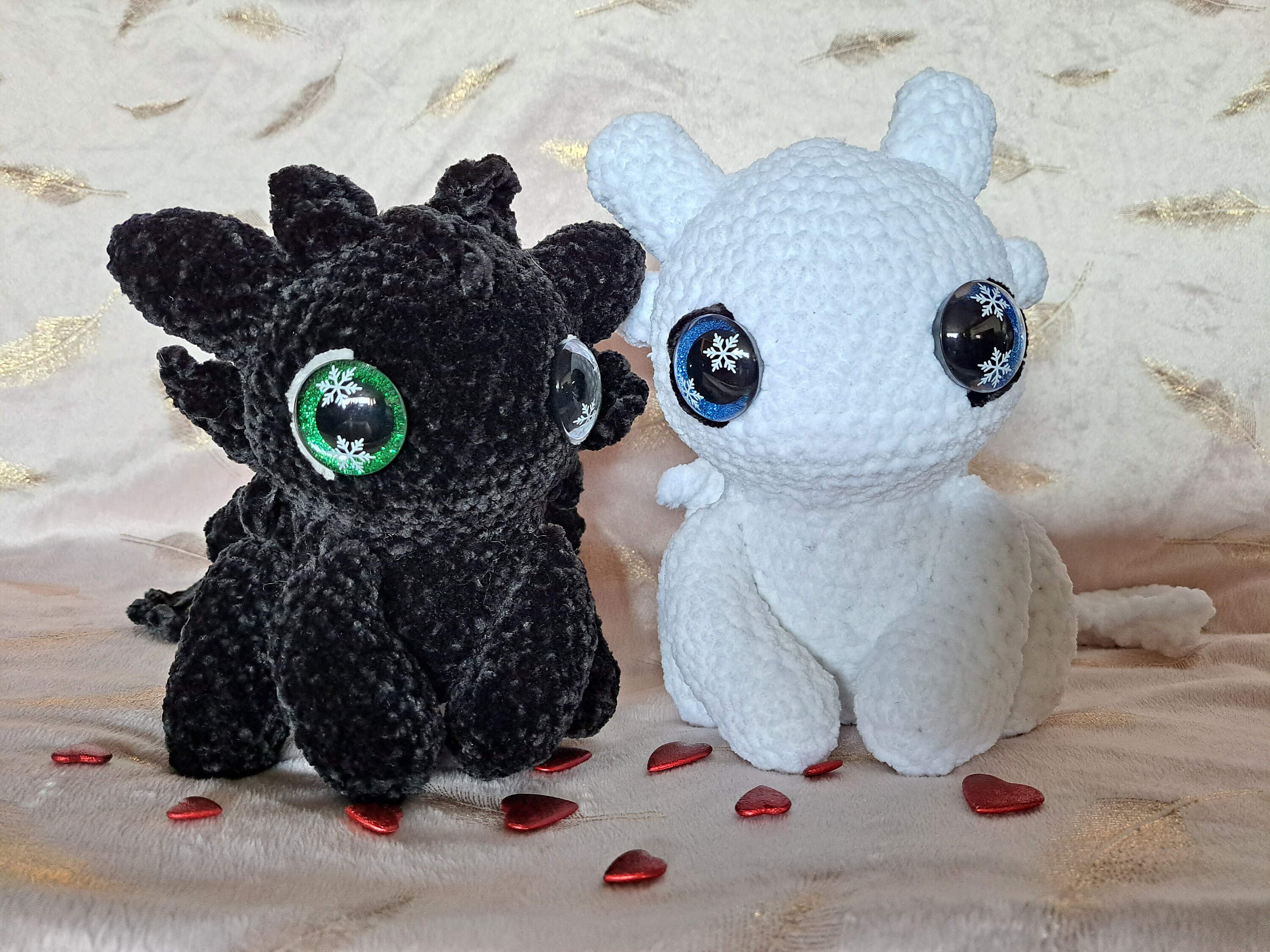 Amigurumi Couple Dragons From the Movie how to Train Your Dragon ...