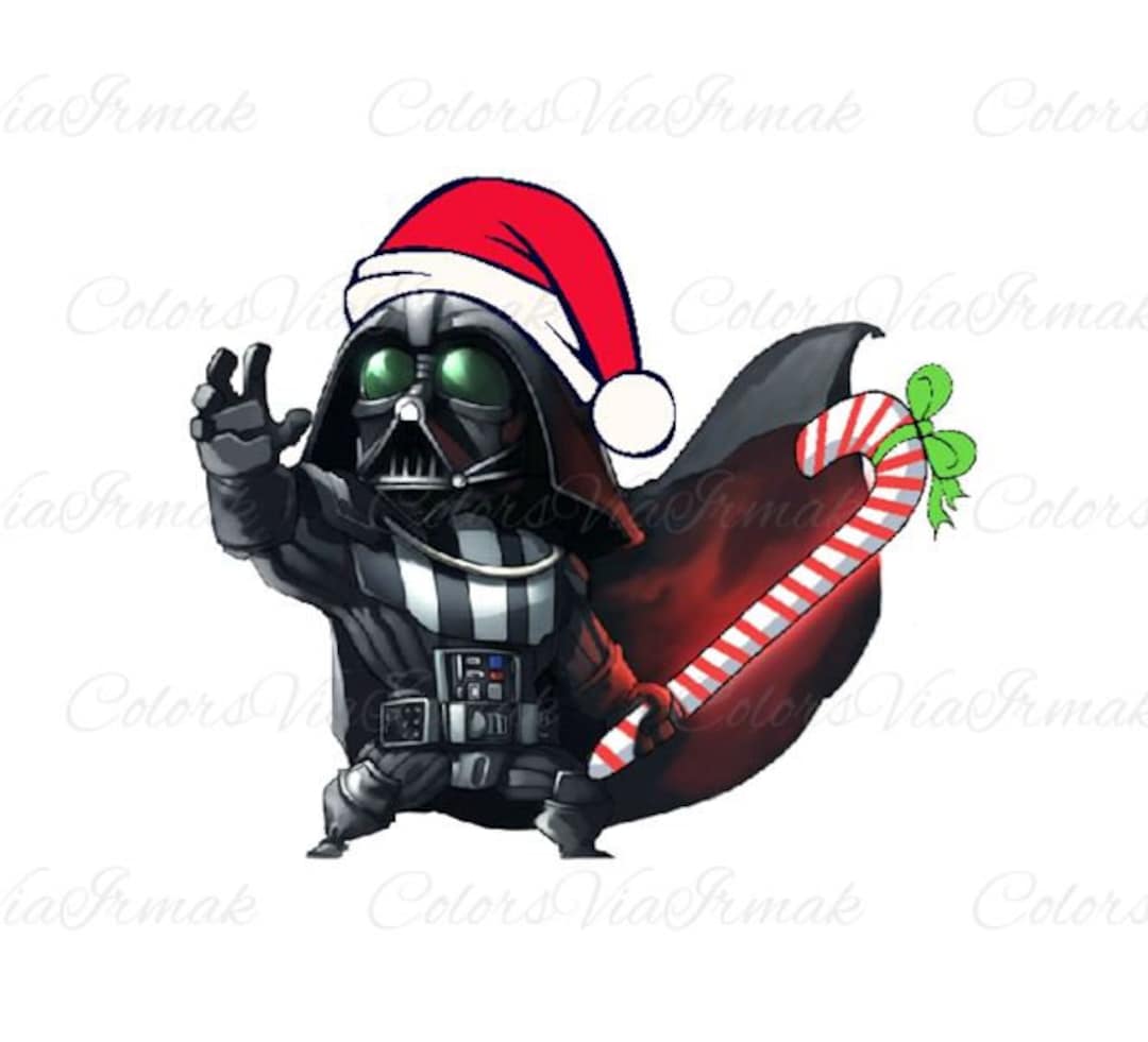 Christmas Darth Vader Png Santa Claus Marry Christmas - Etsy