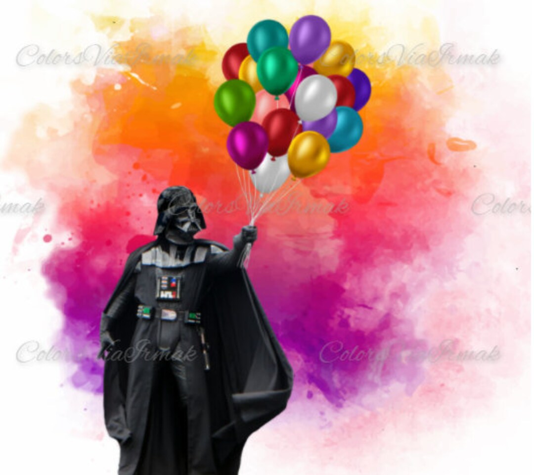 Darth Vader Digital File, Star Wars, Darth Vader Sublimation Design ...