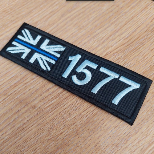 Personalised Police Patches ID Identifier 130 X 40mm Rank - Etsy UK