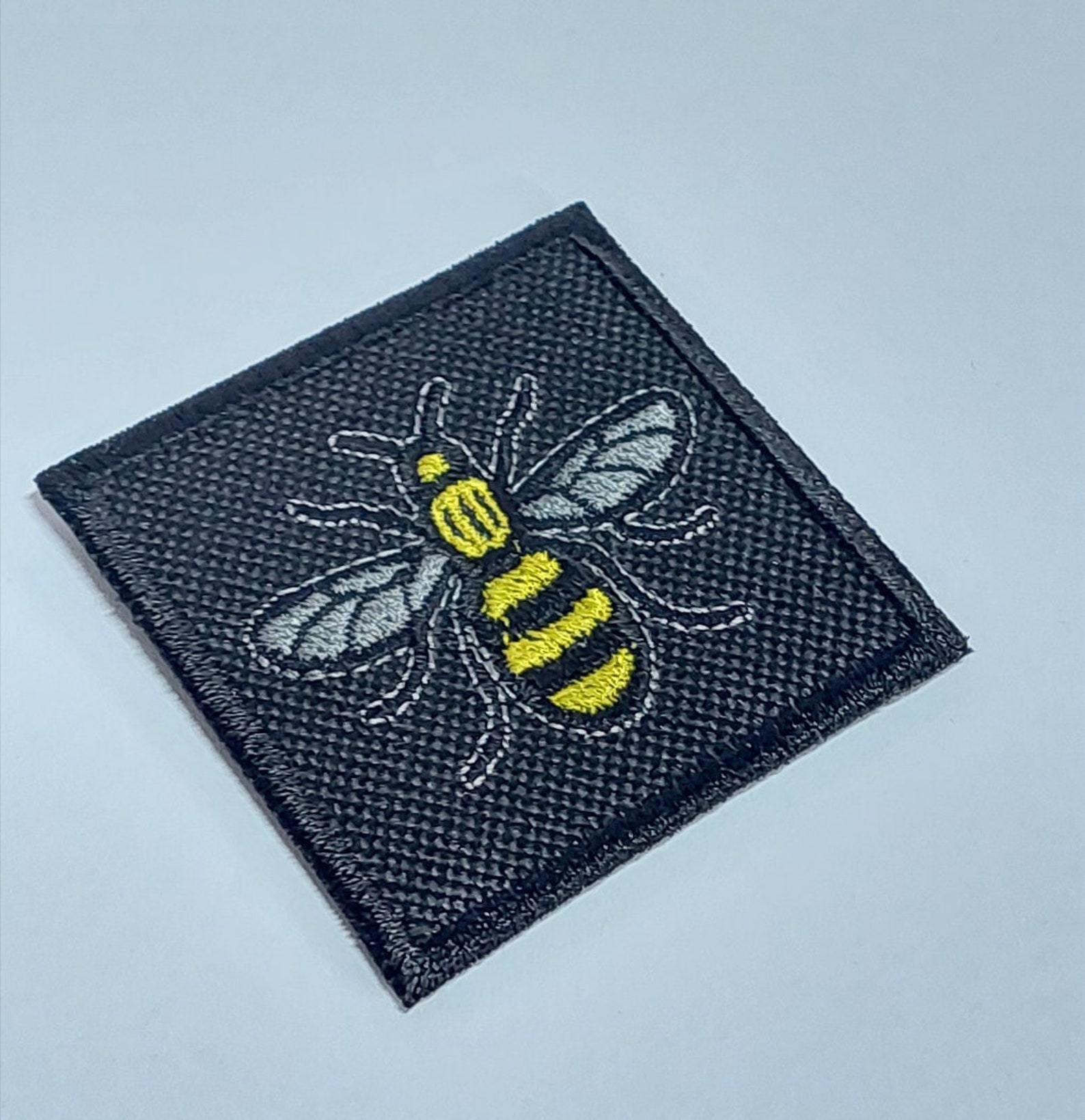 Manchester Bee Velcro Backed Patch 52 X 52 Mm - Etsy Australia