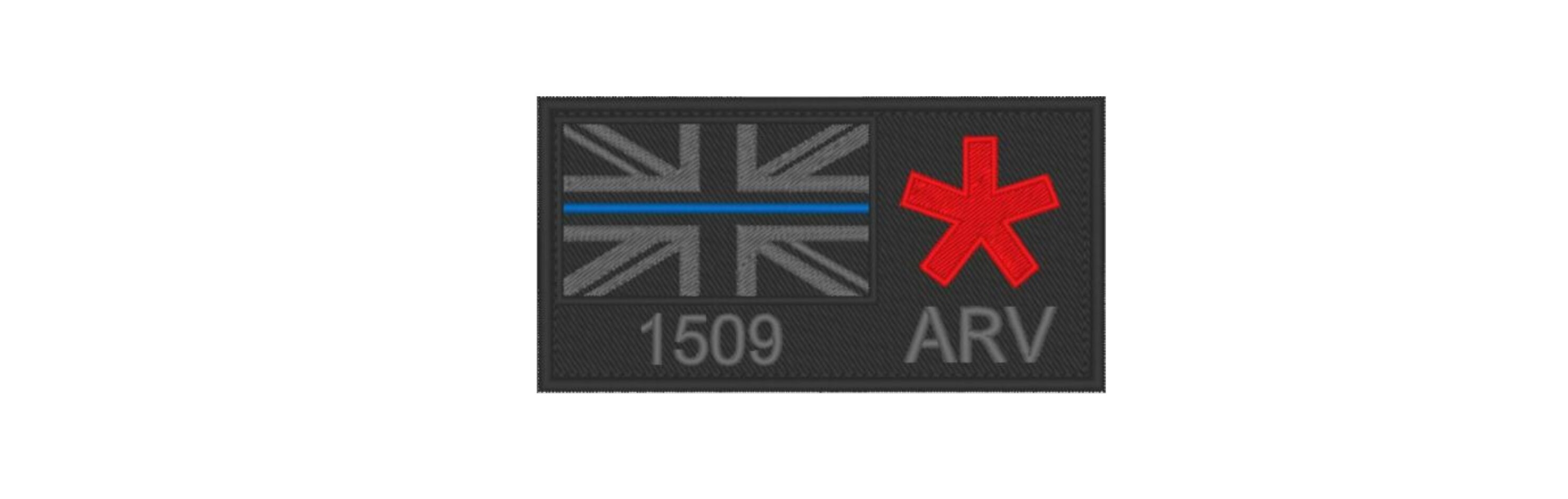 Embroidered Thin Blue Line Personalised Patches , ARV, SFO, OFC - Etsy UK