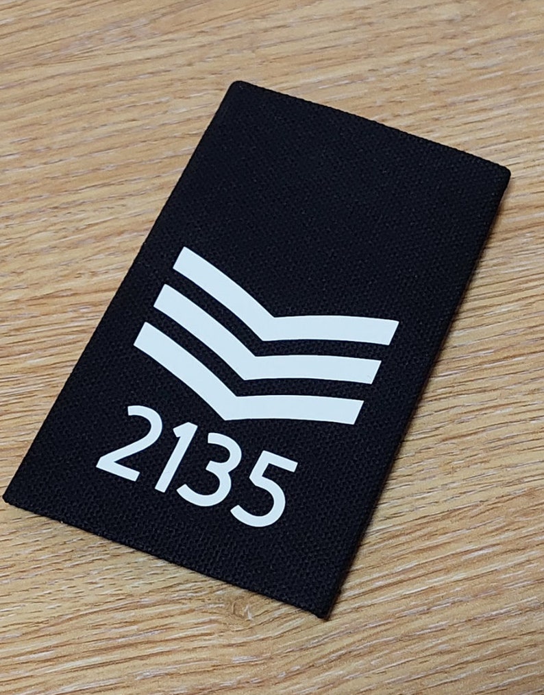 Personalized Police Sliders Police Epaulettes Sergeant - Etsy UK