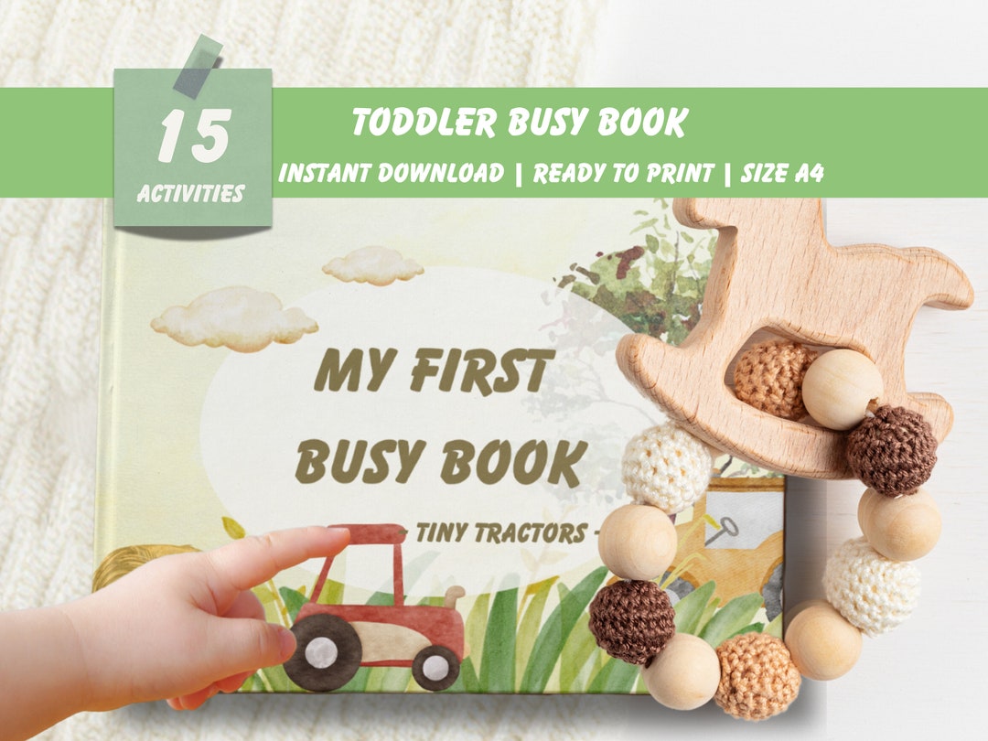 Busy Book Printable Toddler Learning Binder Quiet Book Activity ...