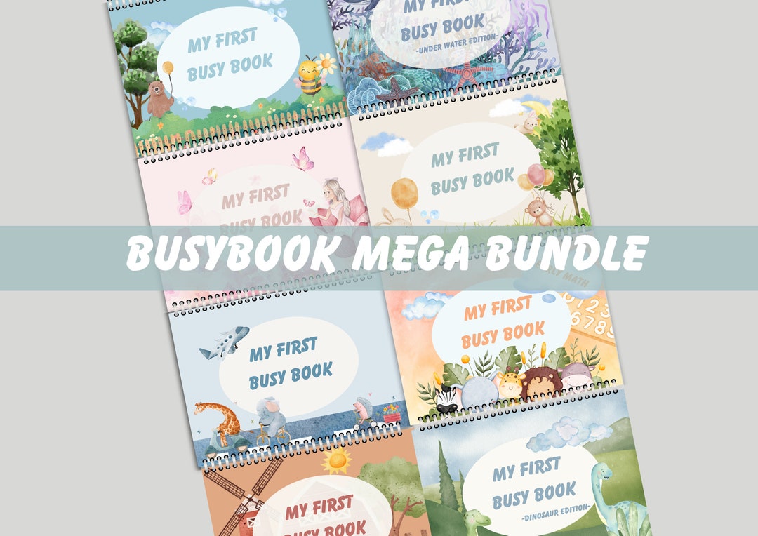 Montessori Busy Book Bundle Printable Activities for Preschool, Digital ...