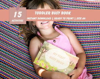 Printable Toddler Busy Book Printable Preschool Activities Homeschool ...