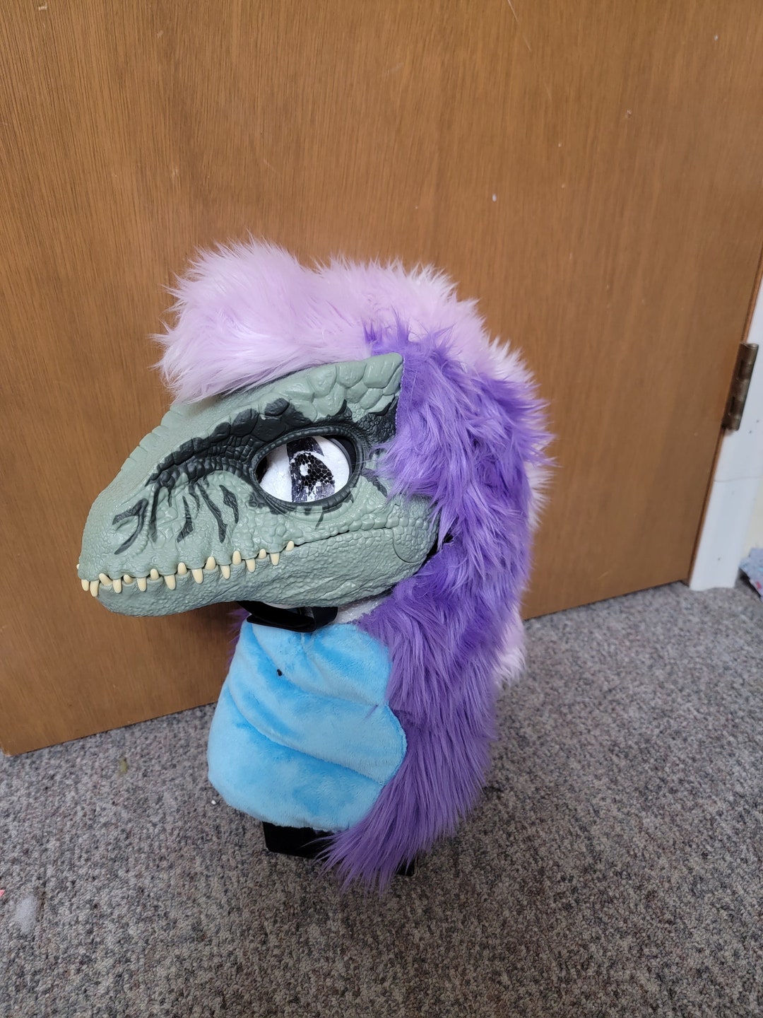 Custom Dino Mask Hood NO MASK INCLUDED for Dino Mask - Etsy