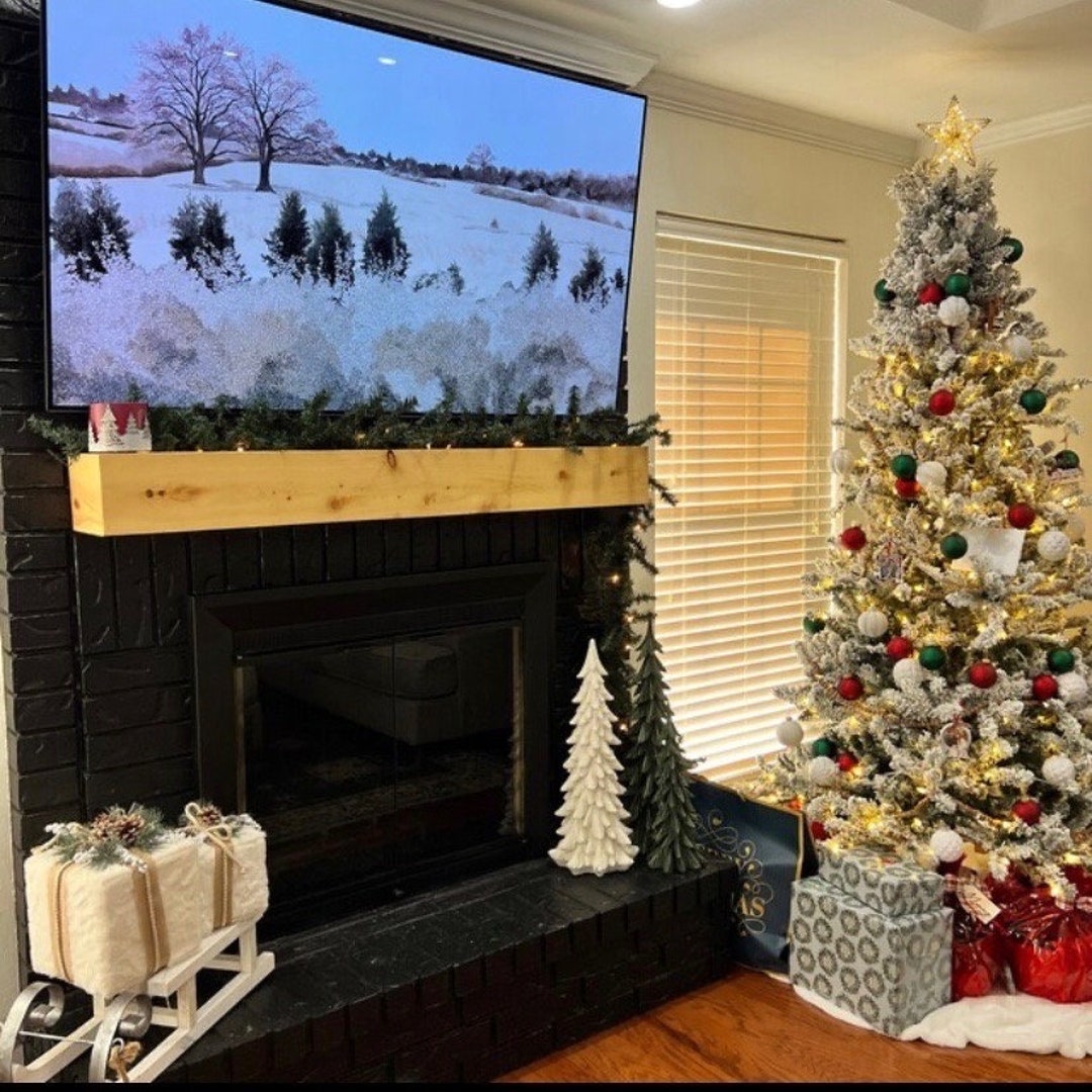 Custom Mantel | FREE SHIPPING | Wood Mantel | Mantel Shelf | Mantel ...