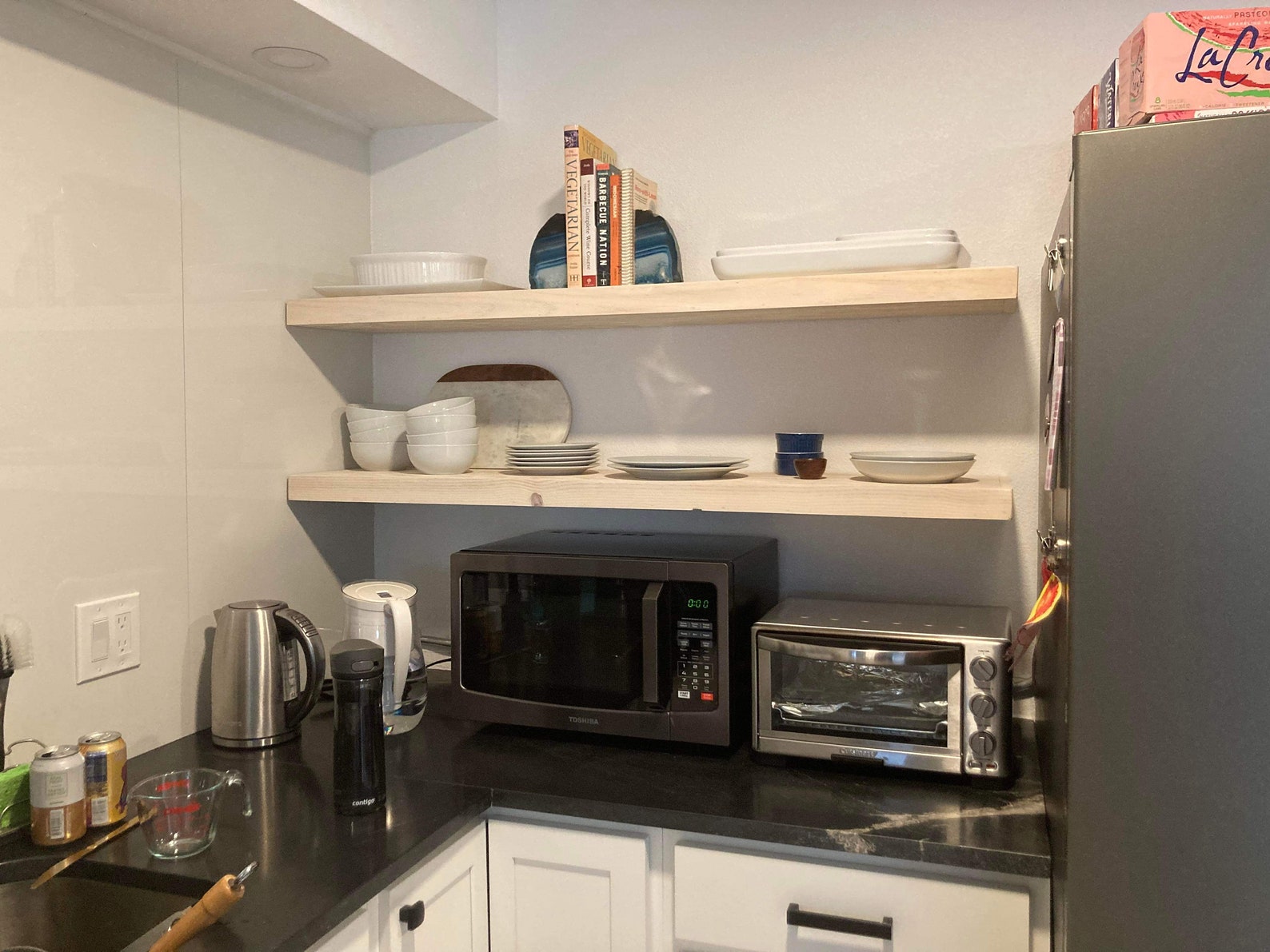 Wood Floating Shelf 12 Deep 2 Thick FREE - Etsy