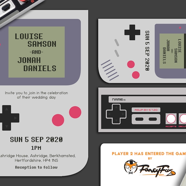Gaming Save the Dates - Etsy