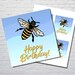 PRINTABLE Happy Birthday Tag / Birthday Tag / Bee Birthday Tag / Happy ...
