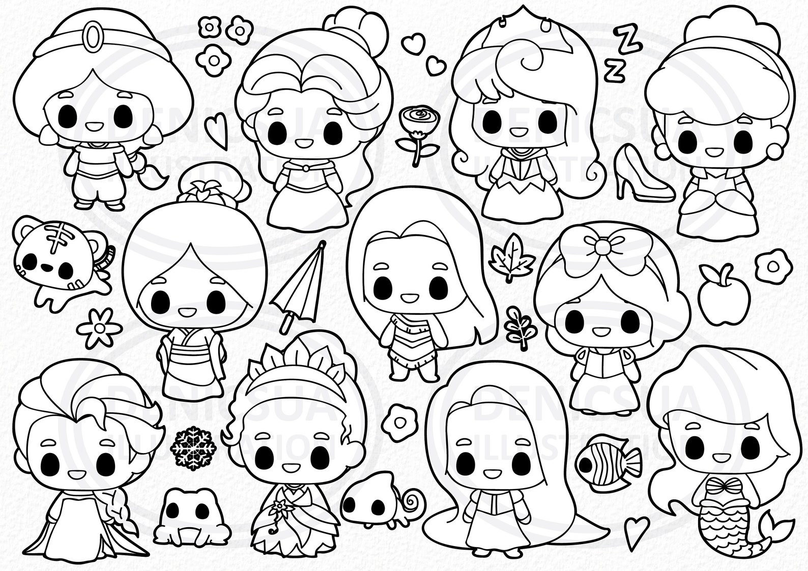 Princesa Clipart, Princesa Kawaii, Historia Romántica, Personaje ...