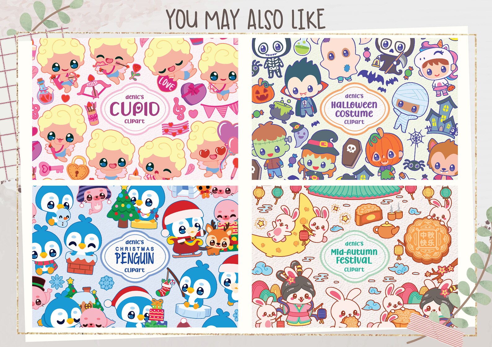 Christmas Food Clipart Delicious Clip Art Winter Food - Etsy