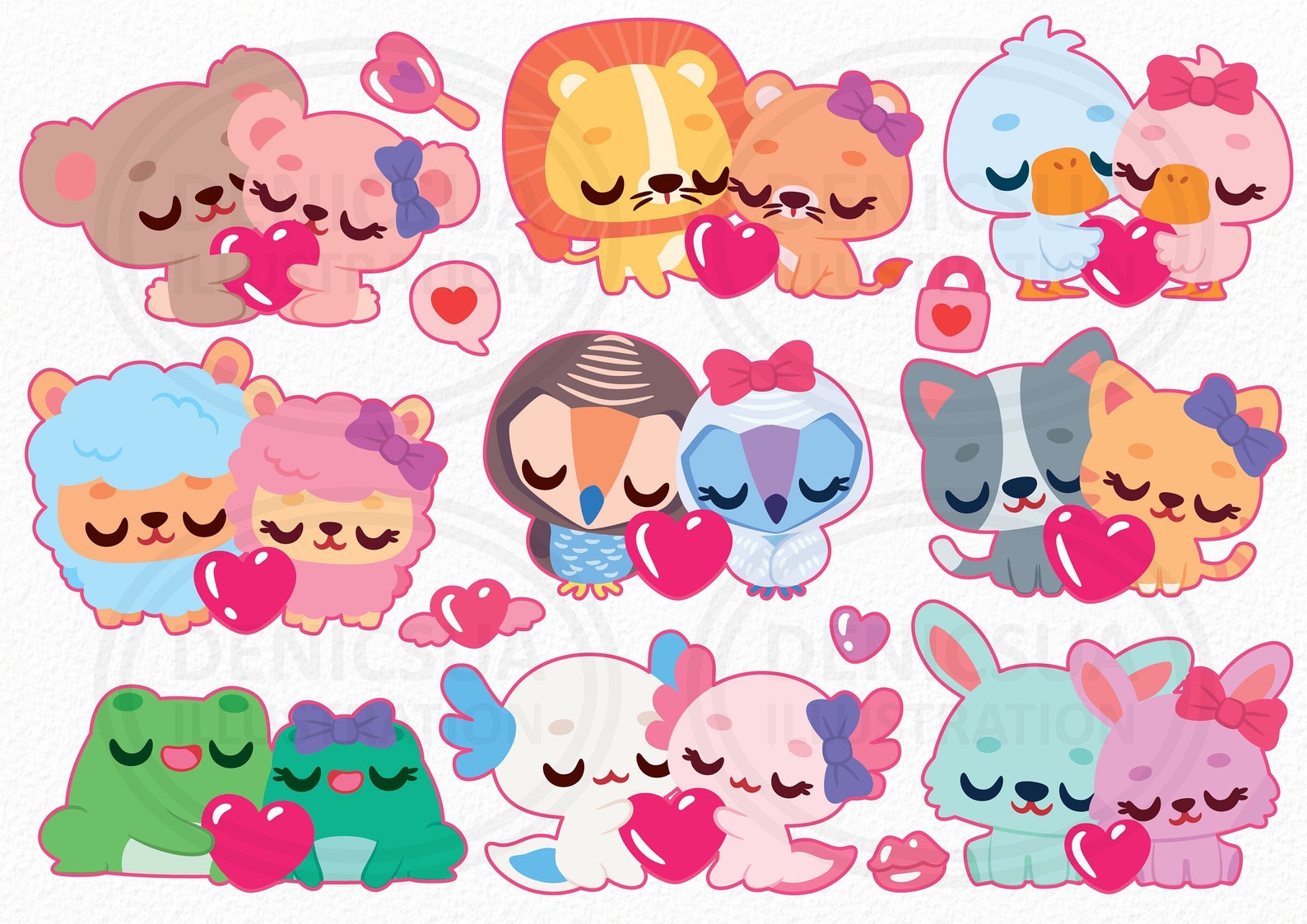 Valentine Couple Clipart, Lovely Couple Vector, Happy Valentine, Couple ...