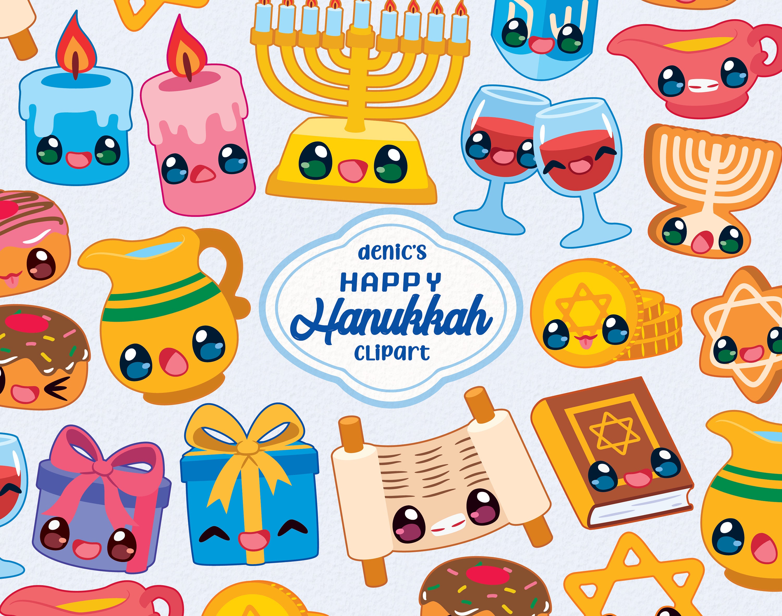 Happy Hanukkah Clipart