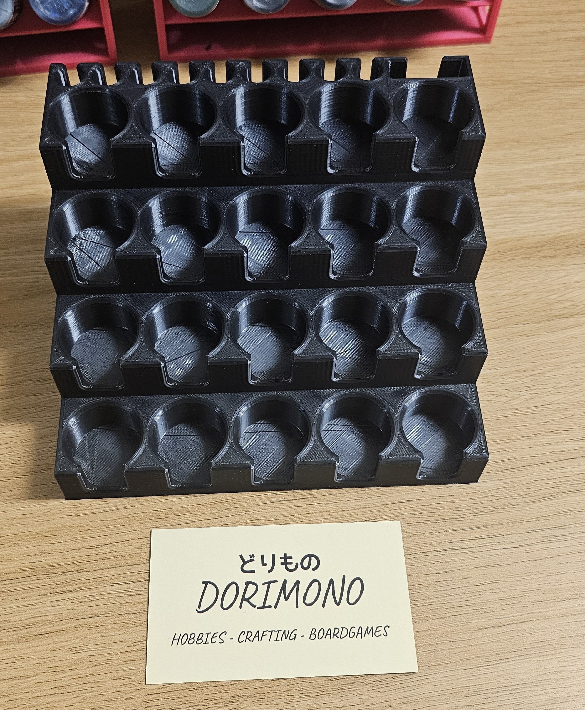 20x Paint Dropper Bottle Holder and Brush Organizer Rack Works ...