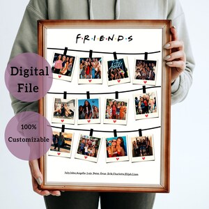 Best Friend Gifts, Best Friends Photo Collage, Personalized Best Friend ...