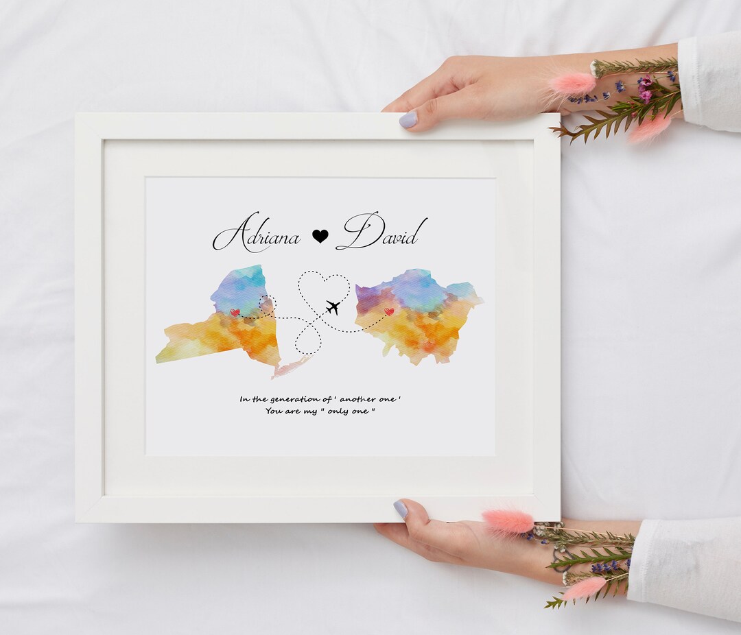 Personalized Long Distance : Relationship Gifts - Gifts for Boyfriend ...