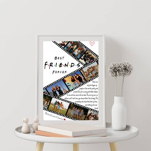 Best Friend Gifts, Best Friends Photo Collage, Personalized Best Friend ...